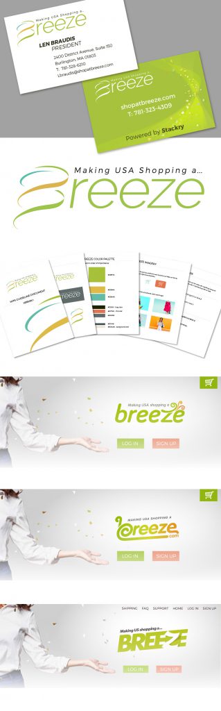 Breeze logo - Electric Heart Designers