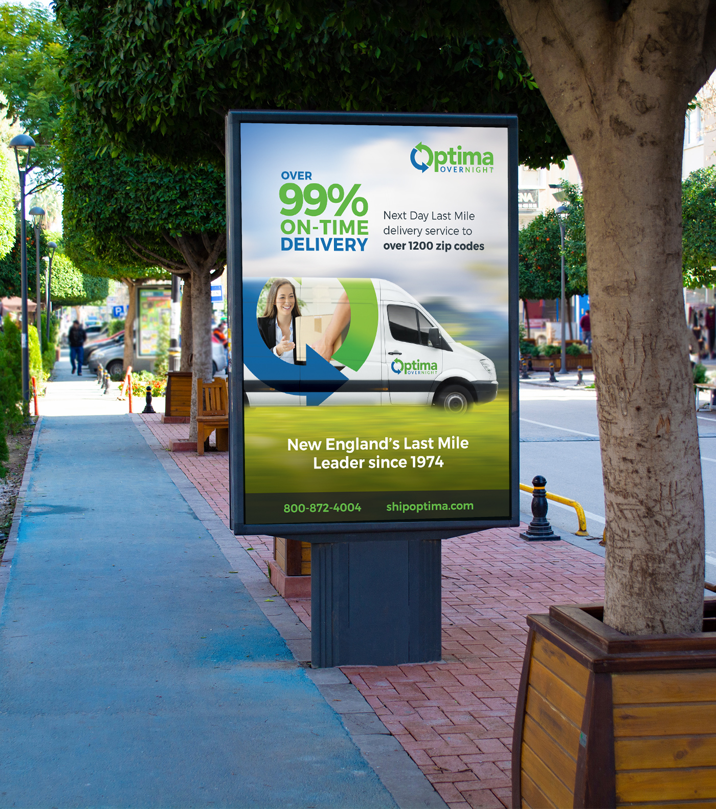 Optima Poster - Electric Heart Designers
